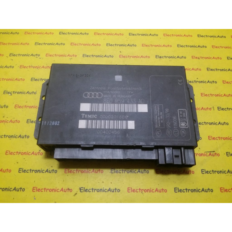 Modul confort Audi A4 B6 8E0959433AD