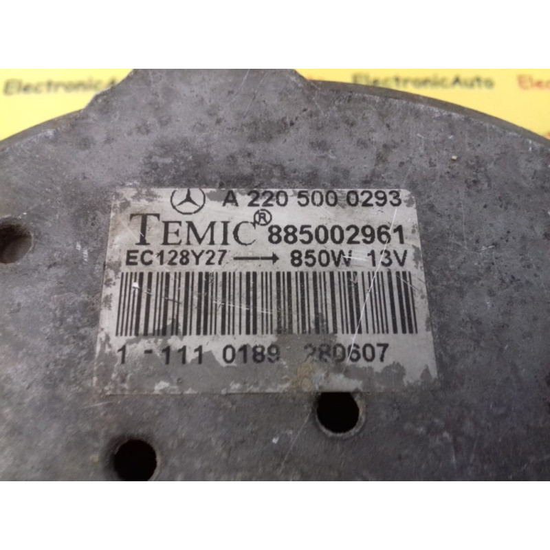 Electroventilator Mercedes Benz S, SL, CL, A2205000293, 885002961 ...