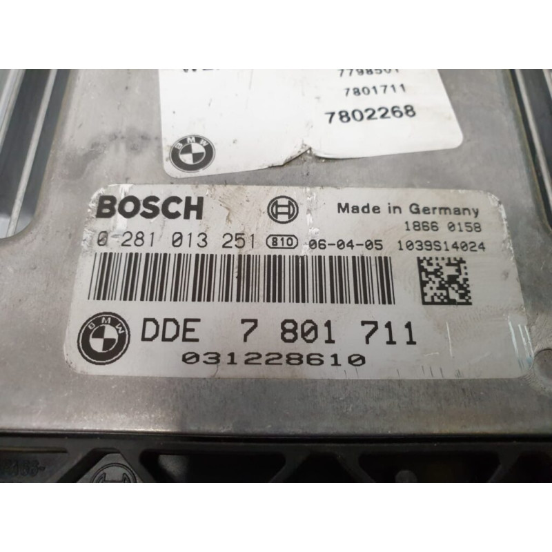 ECU Calculator motor Bmw E90 320D 0281013251, DDE7801711