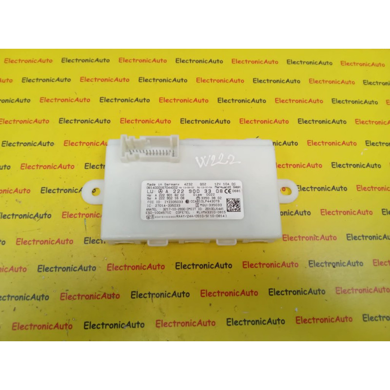 Modul control keyless Mercedes S-Class A2229003308, A2229018202