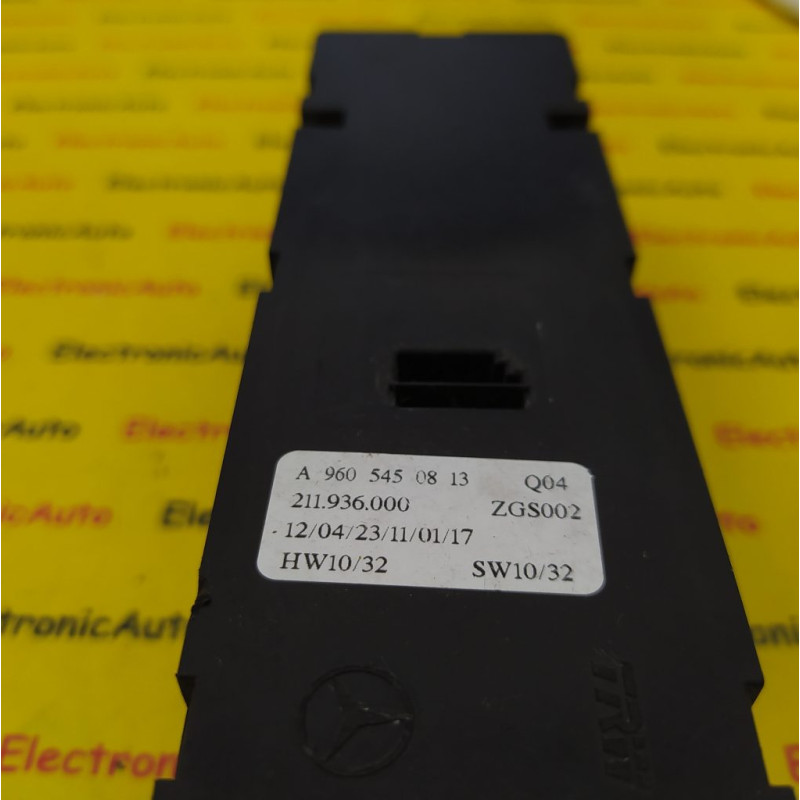 Panou Butoane Geam Sofer Mercedes Actros MP4, A9605450813