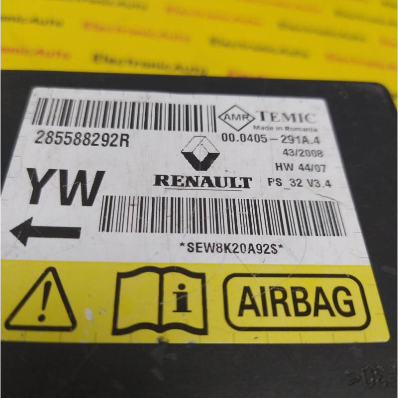 Calculator Airbag Renault Megane 3, 285588292R – ElectronicAuto